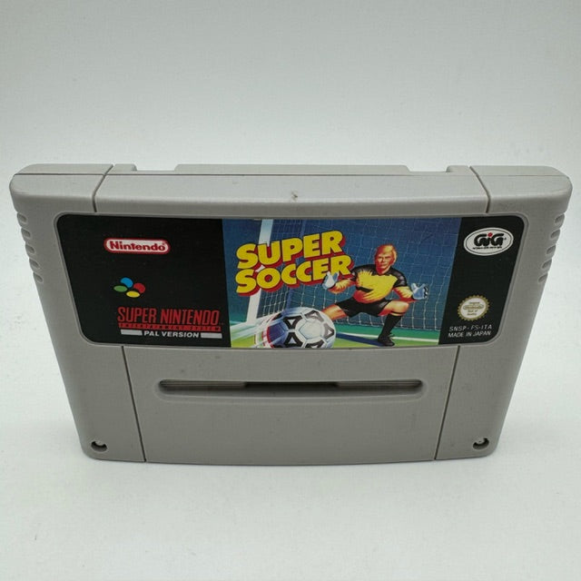 Super Soccer SNES Super Nintendo PAL ITA GIG LOOSE SOLO CARTUCCIA (Usa ...